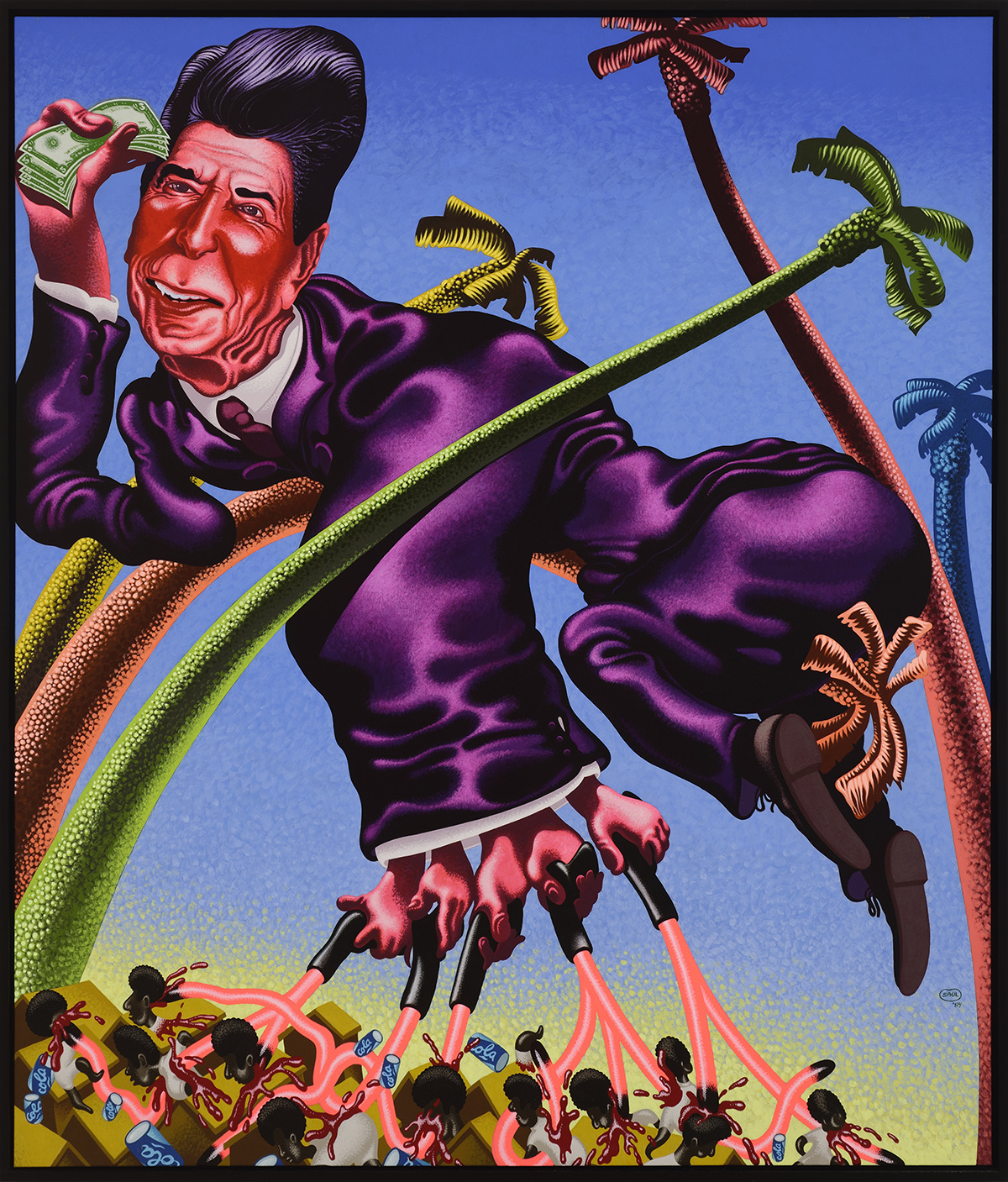 Cartoon Politico De Reagan