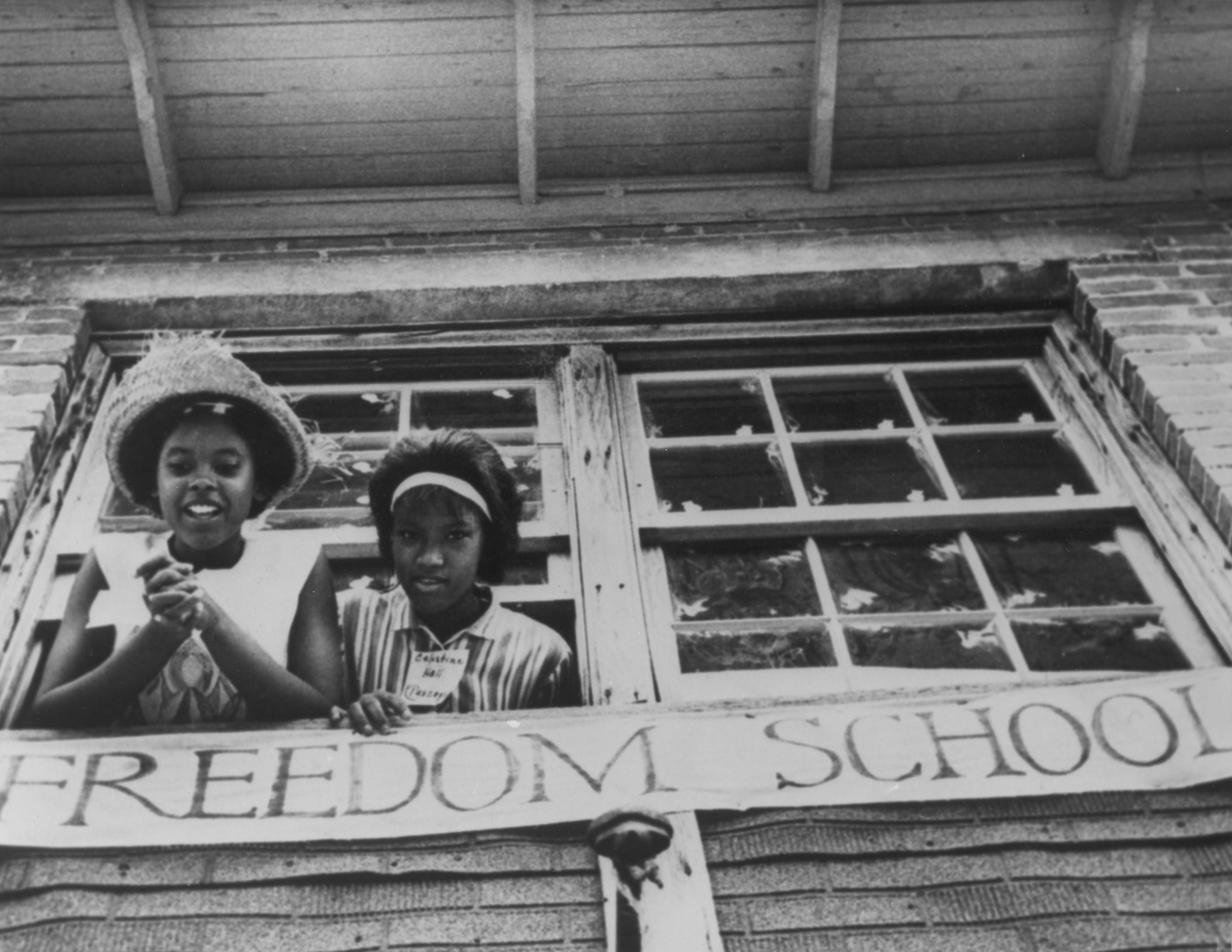 Students attending a Freedom School, Mississippi,1964. Photo: Ken Thompson