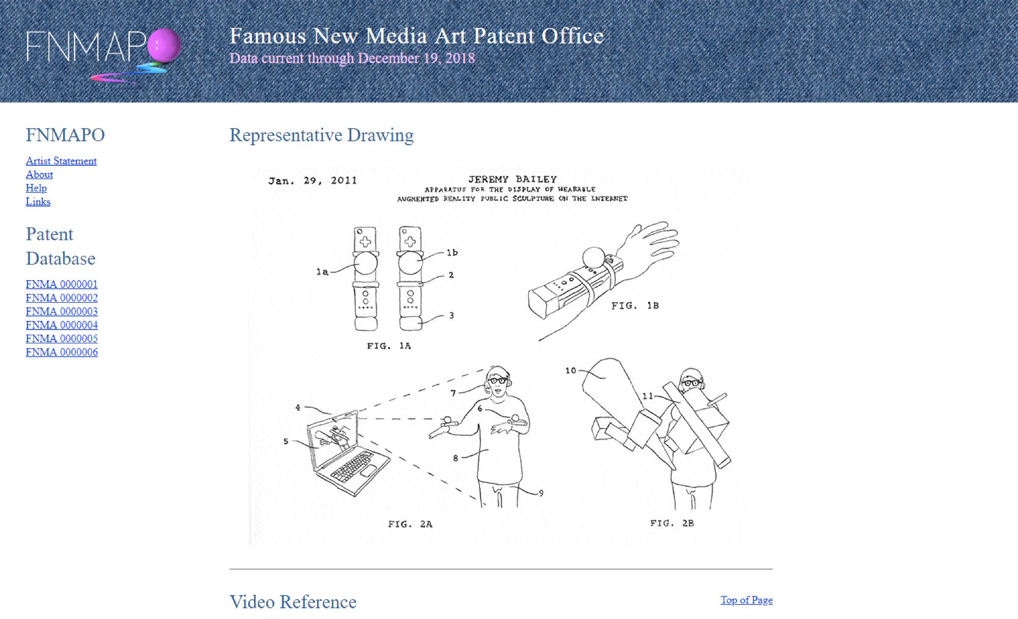 Jeremy Bailey: Famous New Media Art Patent Office
